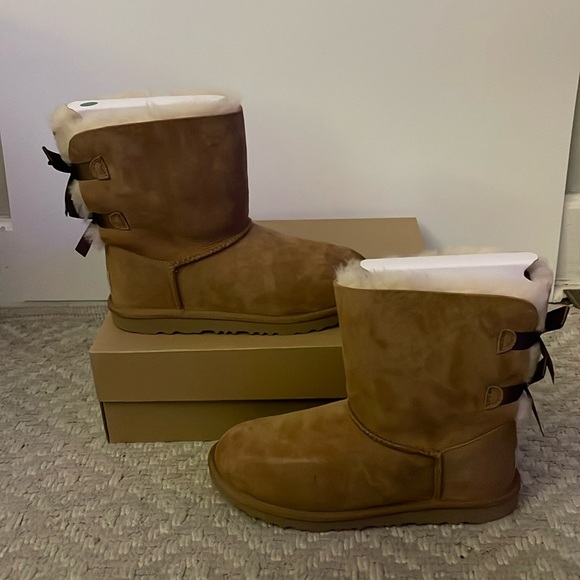 UGG | Shoes | Ugg Bailey Bow Ii Womens Asstd Brown Hh | Poshmark